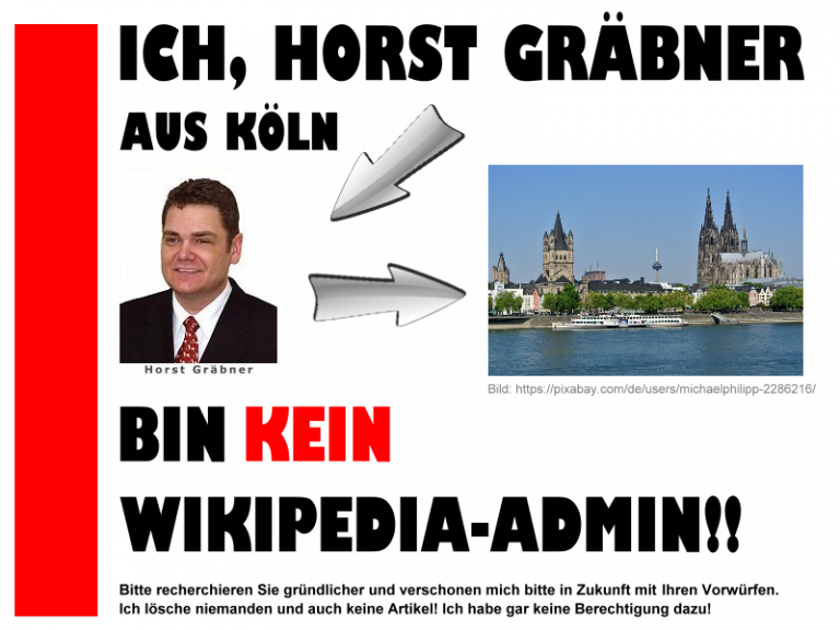 Wikipedia-Administrator „Horst Gräbner“ » Erfolg in und mit dem Internet